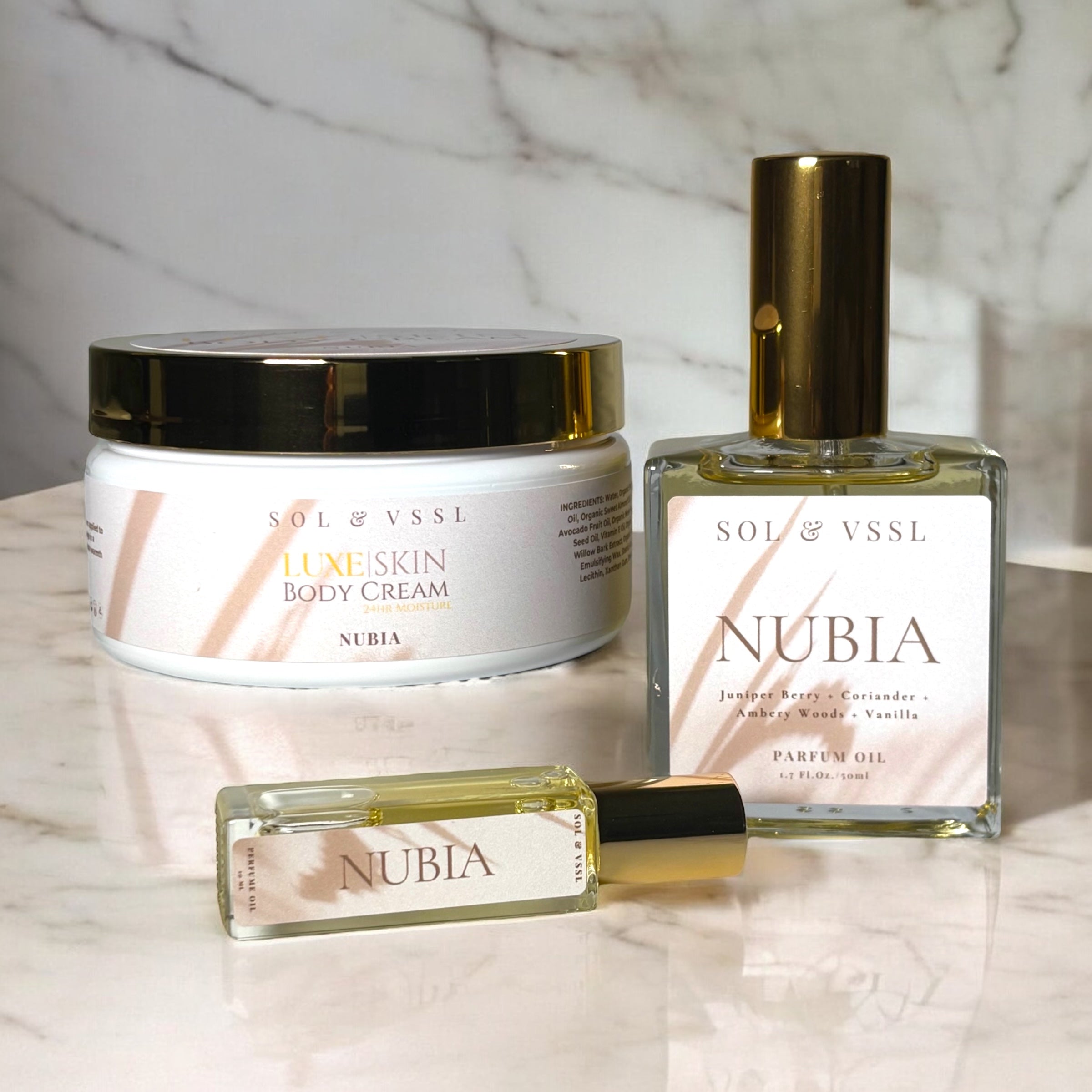 NUBIA | LUXE SKIN Body Cream 24 HR Moisture – SOL & VSSL